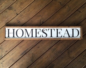 Homestead signs | Etsy