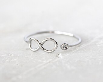 Infinity Symbol Ring Sterling Silver Infinity Ring