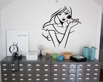Makeup wall decals | Etsy
