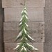 Pine tree sign greenery Christmas tree gray Reclaimed Wood