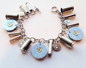 Bullet Jewelry for Men and Women by ShotThruTheHeart on Etsy