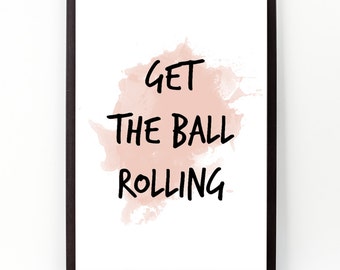 Get the ball rolling | Etsy