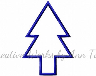 Pine tree applique | Etsy