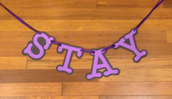 Going Away Banner STAY by PaperingYourParty on Etsy