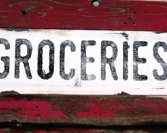 Grocery sign | Etsy
