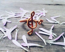 Popular items for music note ring on Etsy