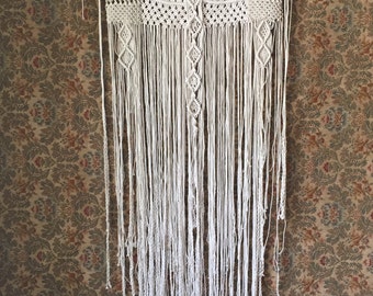 Unique macrame curtain related items | Etsy