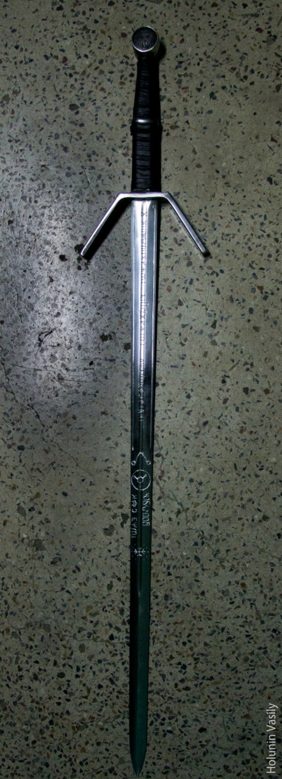 the witcher wild hunt inspired silver sword replica cosplay