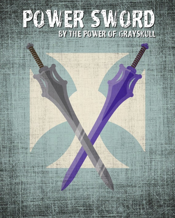 He-Man Sword of Power Cartoon Hero Swords Multiple Color