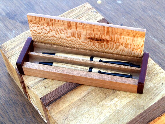 Wooden Pen and Pencil Box Custom-made: Box only Personalized