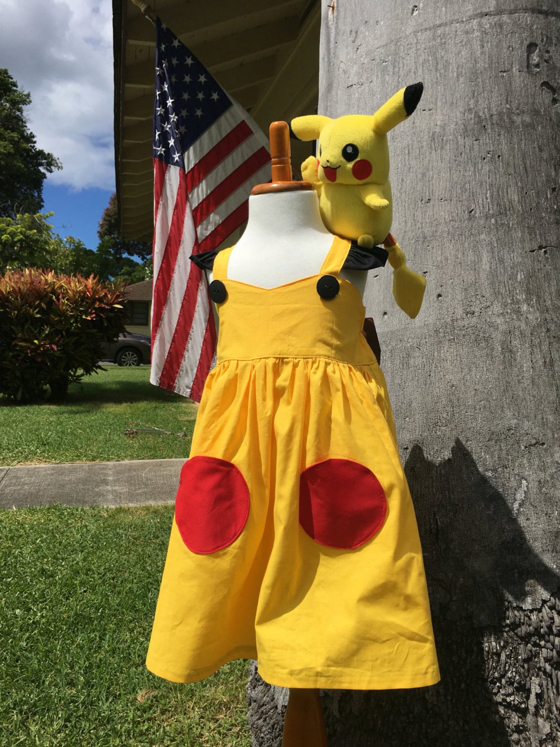 Pikachu Dress Pikachu Costume Pokemon Dress Pokemon