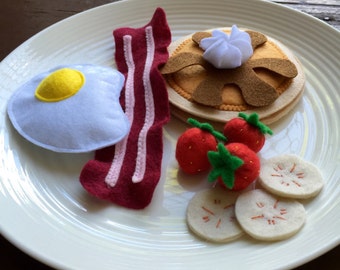 PANCAKE BREAKFAST PDF Felt Food Pattern Pancakes Maple