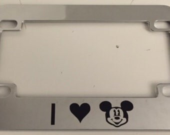 Mickey license plate | Etsy