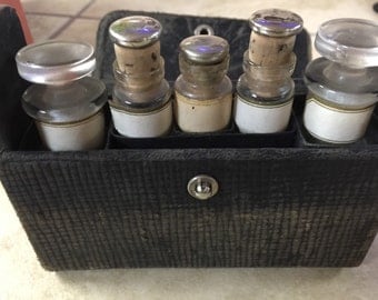 Vintage glass vials | Etsy