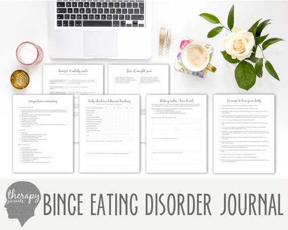 Binge Eating Disorder Therapy Journal: Instant by TherapyJournals