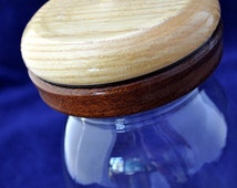 Unique wood mason jar lids related items | Etsy