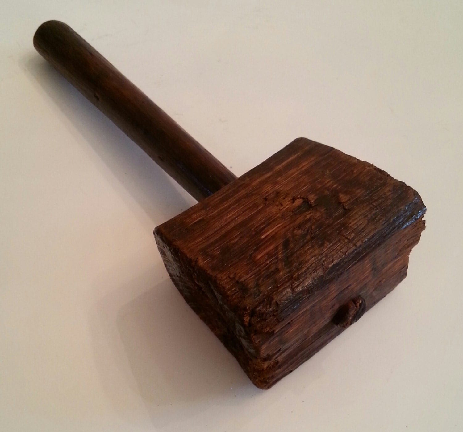 Vintage/Antique/Primitive/Rustic Wood Wooden Mallet 11