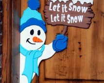 Popular items for winter door decor on Etsy