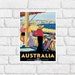 Vintage Australia Travel Poster Print