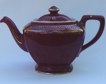 Items similar to LiptonTeapot by Hall Pottery on Etsy