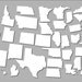 US States Clip Art 50 States Outline by TheGreatestTribble on Etsy