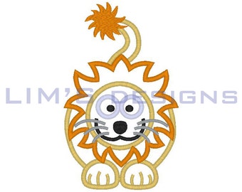 Lion applique | Etsy