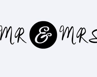 Mr and mrs logo | Etsy