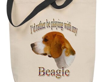 Beagle tote bag | Etsy