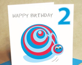 Age 9 Boy Birthday Card by StrawberryGrace on Etsy