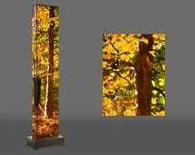 Unique glass column lamp related items | Etsy