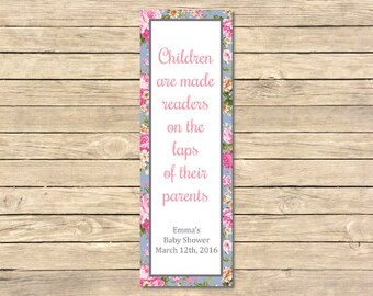 Unique baby shower bookmark related items | Etsy