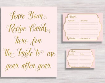 Recipes for bride | Etsy