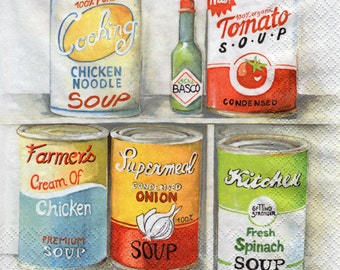 Unique soup cans related items | Etsy