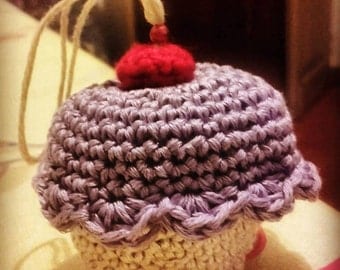 Items similar to My Lil' Cupcake Amigurumi Keyring Keychain PDF Pattern ...