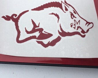 Razorback decal | Etsy