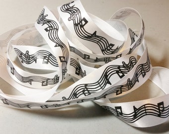 Music note ribbon | Etsy