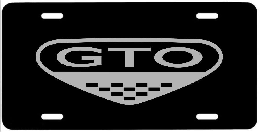 GTO metal license plate garage sign emblem pontiac 2004 2005