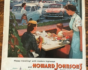 Unique howard johnson related items | Etsy