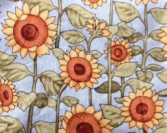 Sunflower fabric | Etsy
