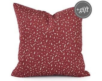 Maroon pillows | Etsy