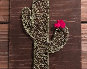Cactus string art | Etsy