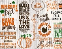 Unique fall svg files related items | Etsy
