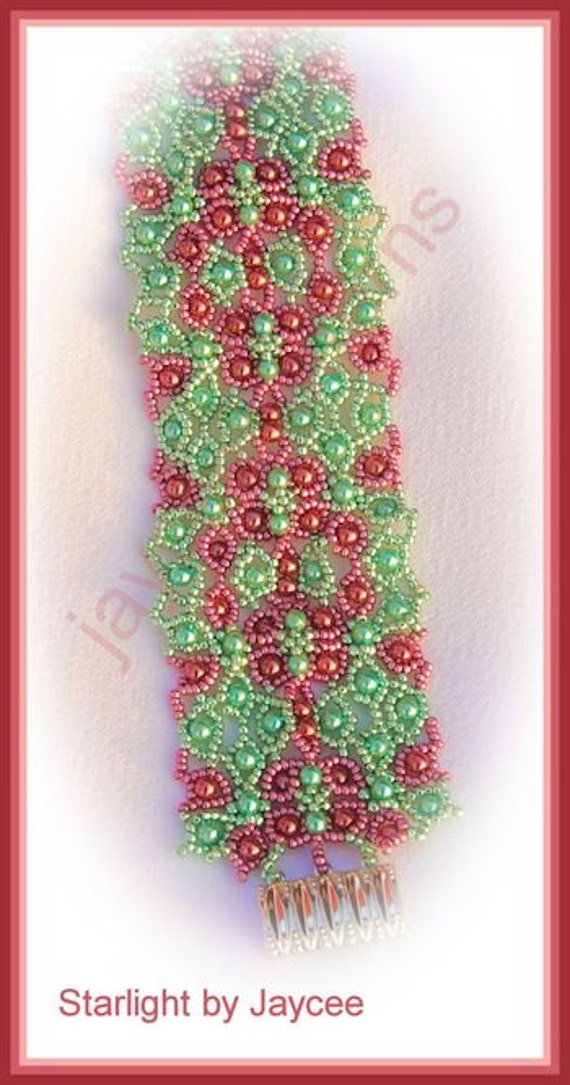 Beading Tutorial Starlight Bracelet Netting stitch