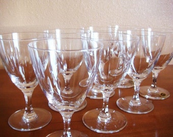 Crystal water goblet | Etsy