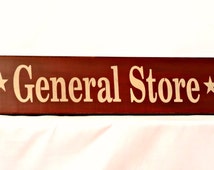 Unique country store signs related items | Etsy