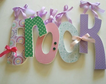 Girly letters | Etsy