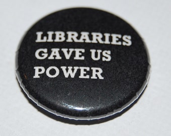 Library buttons | Etsy