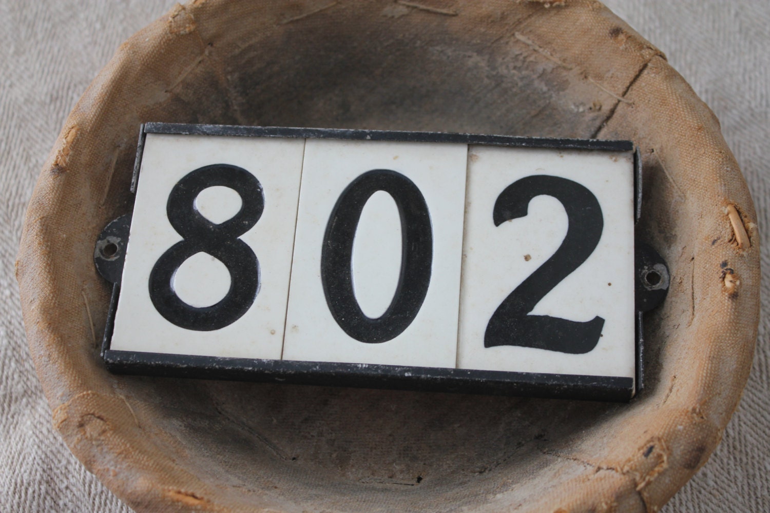 Vintage house number 802