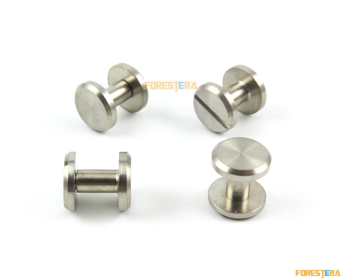 20 Set 107mm 304 Stainless Steel Rivet Chicago Screw for