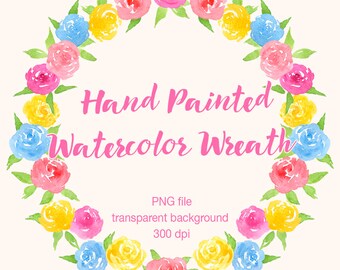 Digital floral clipart Watercolor flower clipart by ArtDownload